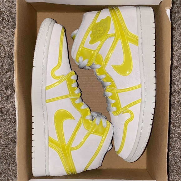 Jordan | Shoes | Womens Air Jordan Mid Lux Opti Yellow | Poshmark